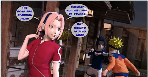 3dcg Special Sakura Training 1 3 Darkfaustのマンガ 漫画 Naruto うちはサスケ
