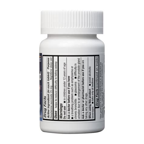 Healtha2z Sleep Aids Doxylamine Succinate 25mg 120 Tablets Non
