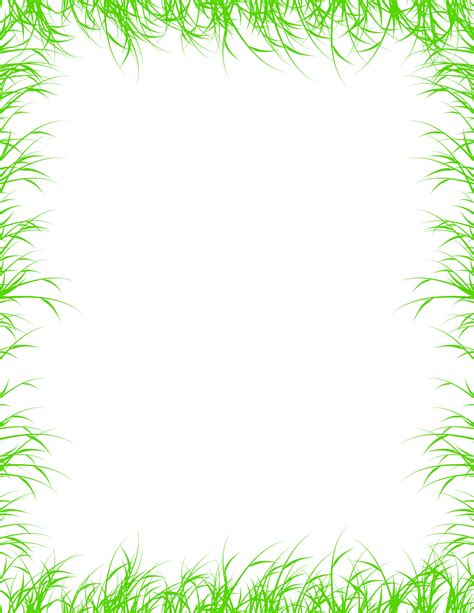 Grass Page Border Grass Frame 11810881 Png