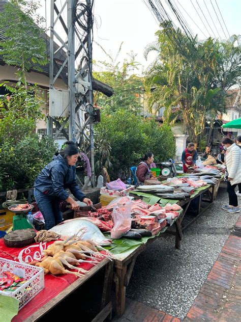 รูป ตลาดเช้าหลวงพระบาง