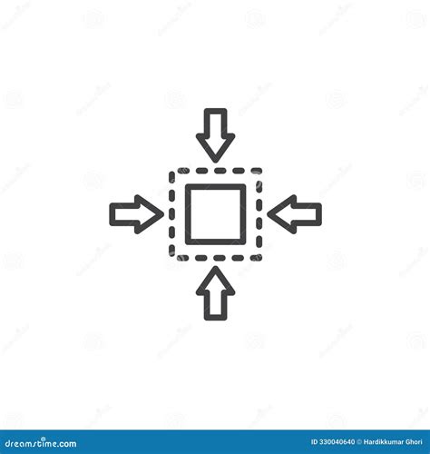 Compact Size Icon Vector Set On White Background Stock Vector