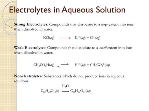 Ppt Chapter 4 Reactions In Aqueous Solution Powerpoint Presentation