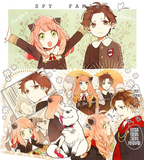 스파이 패밀리 만화 아버지 어머니를 그린 아냐 네이버 블로그