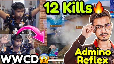 Godl 12 Kills Wwcd • Neyoo Shocked 😮 👑 Admino Reflex 🥵 Youtube