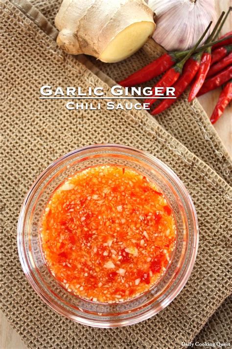 Garlic Ginger Chili Sauce Daily Cooking Quest