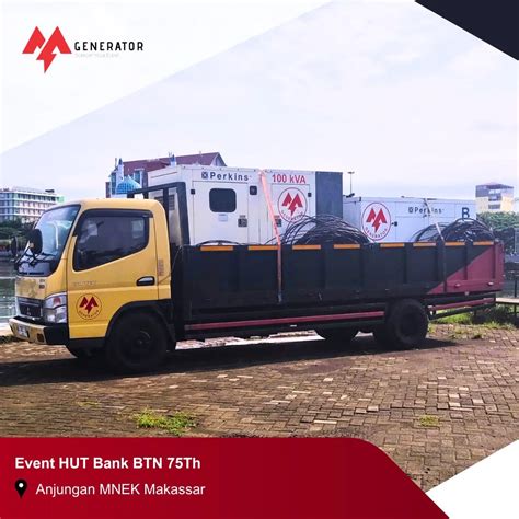 M Generator Support 2 Unit Genset Silent 100kva Ready For Rent ⚡ Genset Type Super Silent