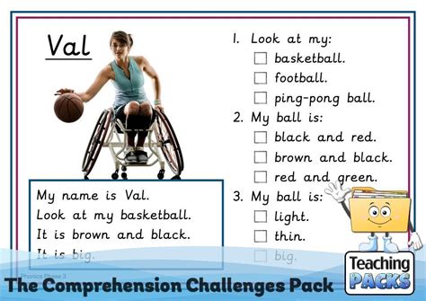 The Comprehension Challenges Pack Resources For Teachers And Educators Artofit