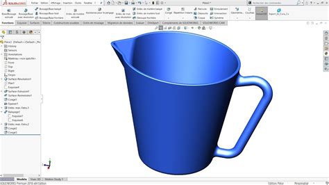 SolidWorks Tutorial 17 Cup Coupe Débutant YouTube