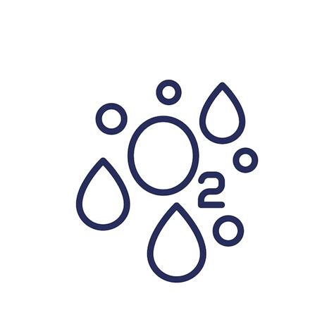 Premium Vector Oxygen Saturation O2 Level In Blood Line Icon