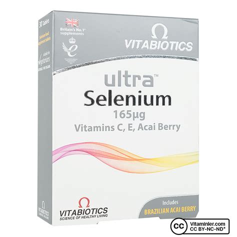 Vitabiotics Ultra Selenium 30 Tablet Selenyum