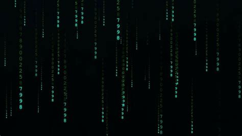 Vertically Scrolling Numbers Matrix Style 27989989 Stock Video At Vecteezy