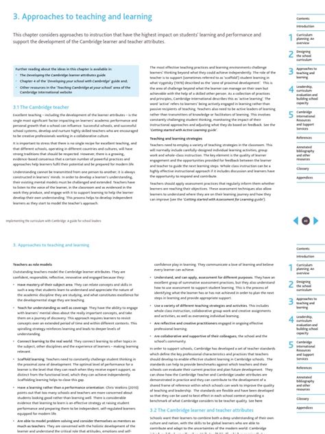 Approaches To Teaching and Learning | PDF | Teaching Method | Learning