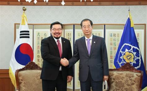 한 총리 몽골 국회의장 접견광물 자원 분야서 협력 확대 당부 파이낸셜뉴스