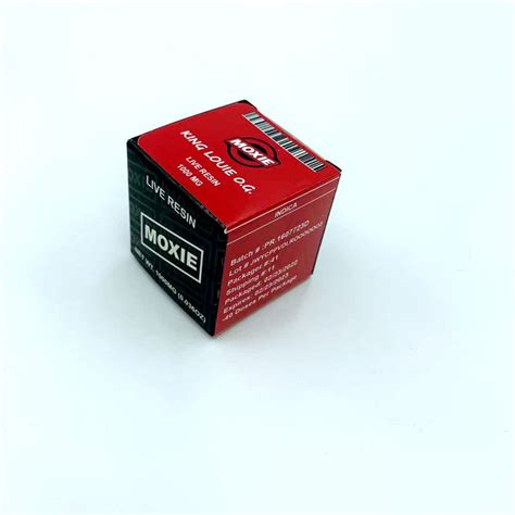 Moxie 710 Wax Jar Live Resin Concentrate With Box Hempacc