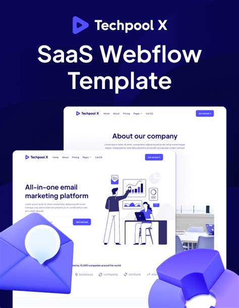 Techpool X SaaS HTML Responsive Website Template