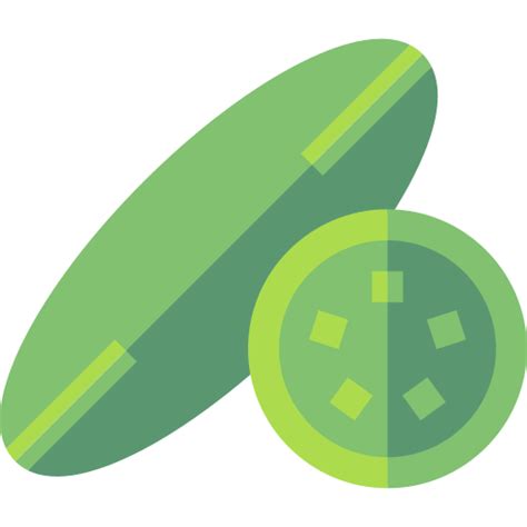 Cucumber Basic Straight Flat Icon