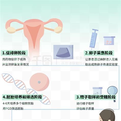 三代试管免抠元素 三代试管婴儿流程图 素材免费下载 3072像素 Psd格式 编号70884482 千图网