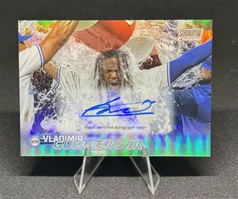 Vladimir Guerrero Jr 2023 Topps Stadium Club Sp Design Auto 25
