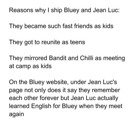 Bluey X Jean Luc On Tumblr