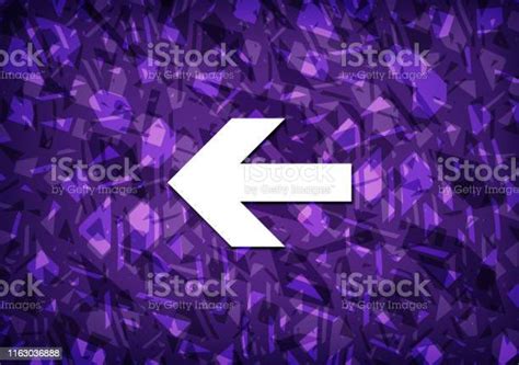 뒤로 화살표 아이콘 보라색 배경 등에 대한 스톡 벡터 아트 및 기타 이미지 등 미국 방향 Istock
