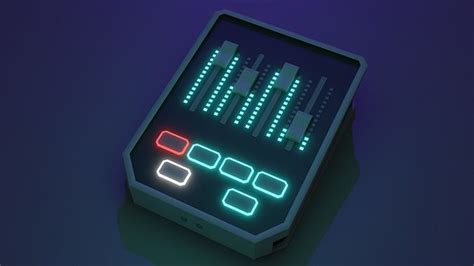 3d Model Low Poly Goxlr Mini Audio Interface 3d Model Vr Ar Low