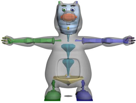 Virtual Model Of The Probo Character Constructed Using The 3DS MAX