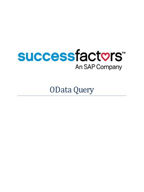 Successfactors Ec Odata Api Pdf Uniform Resource Identifier