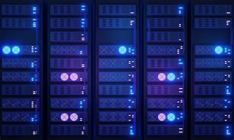 premium photo data center 3d concept illustration cluster of powerful