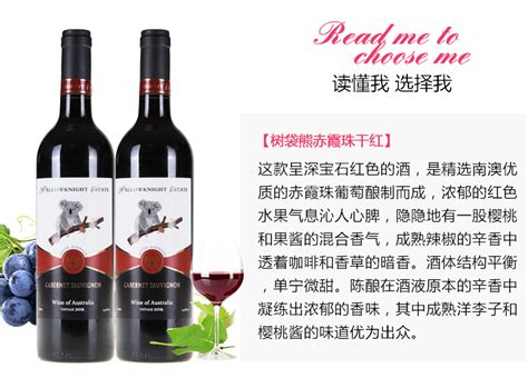 圣骑庄园澳洲原瓶进口红酒干红葡萄酒 小熊 750ml 12支 箱 圣骑庄园澳洲红五星酒庄 中国代理通