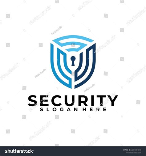 Security Logo Vector Design Template Stock Vector Royalty Free