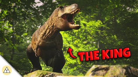 Growing A Tyrannosaurus Rex Path Of Titans Youtube