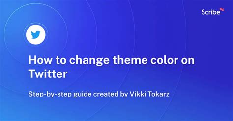 How To Change Theme Color On Twitter Scribe