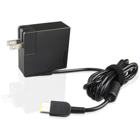 Lenovo 65W Slim Tip Travel Adapter With USB Port 4X20M73667