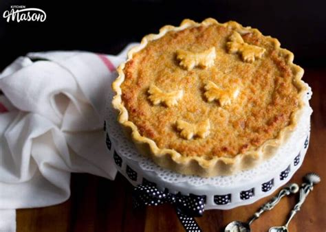 Classic English Treacle Tart Recipe Kitchen Mason