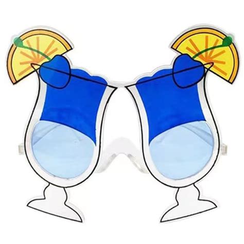 Mingpai Luau Party Decorations Hawaiian Sunglasses Funny Tropical Party