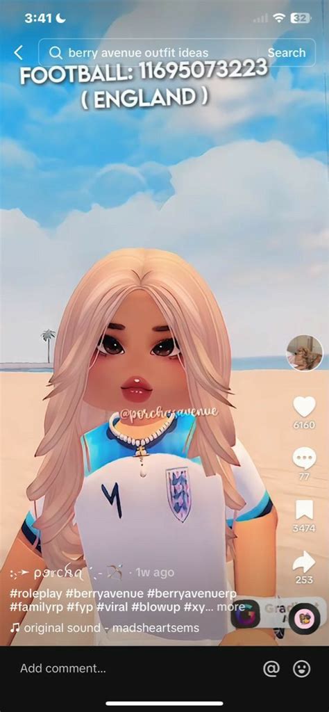 England Football Code Roblox Football Code Coding Clothes Berries