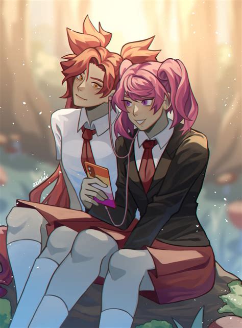 Jinx Lux Star Guardian Lux And Star Guardian Jinx League Of Legends Danbooru