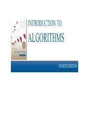 Algorithms Lec Fall Pdf Introduction To Algorithms Fourth
