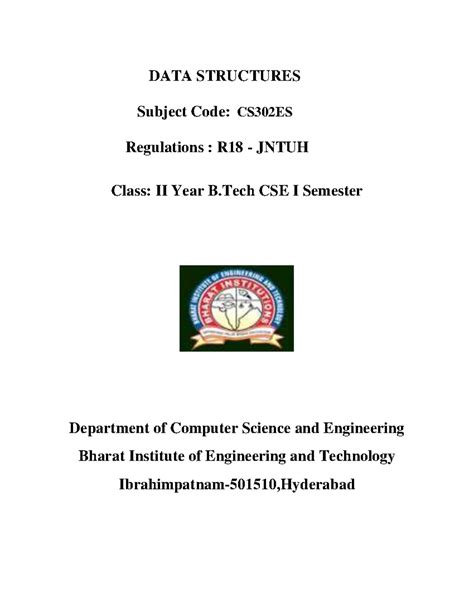 Data Structures Unit 5 Notes Unit V Pattern Matching And Tries