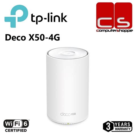 TP Link Deco X50 4G 4G AX3000 Whole Home Mesh WiFi 6 Router Shopee Malaysia