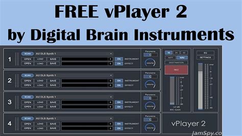 Free Vplayer By Digital Brain Instruments Youtube