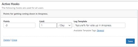Points For Getting Voting Down In Anspress Hook Mycred Documentation