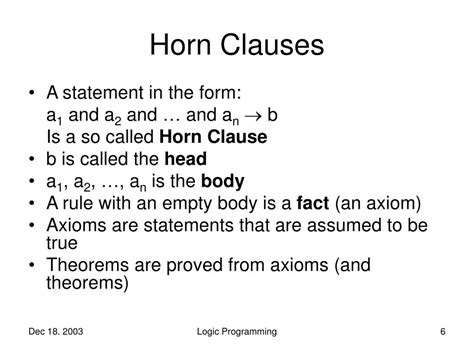 Ppt Programming Language Theory Logic Programming Powerpoint