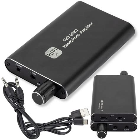 Wzmacniacz Słuchawkowy HiFi DAC AUX Jack 3 5mm 16 300 om Bluetooth