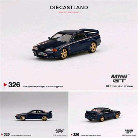 Jual Mini GT 326 Nissan Skyline GT R R32 Nismo S Tune Dark Blue
