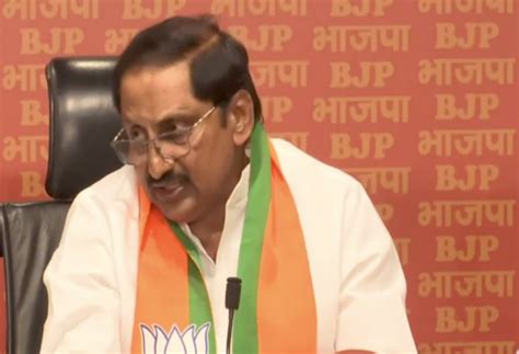 Former Andhra Pradesh Cm Kiran Kumar Reddy Joins Bjp आंध्र प्रदेश के
