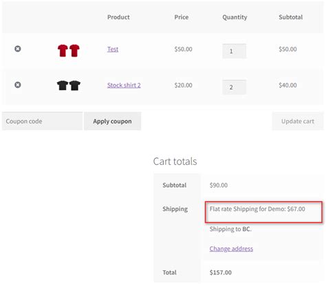 Add Flat Rate Shipping In Woocommerce Quadlayers