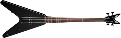 Dean Guitars V Metalman V Shaped 4 String Bass Classic Black Vm