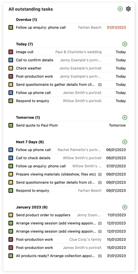 Managing Your Work Using Task Categories Light Blue