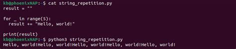 How To Repeat A String In Python Phoenixnap Kb